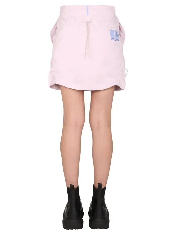 Alexander McQueen Logo Patch Mini Skirt