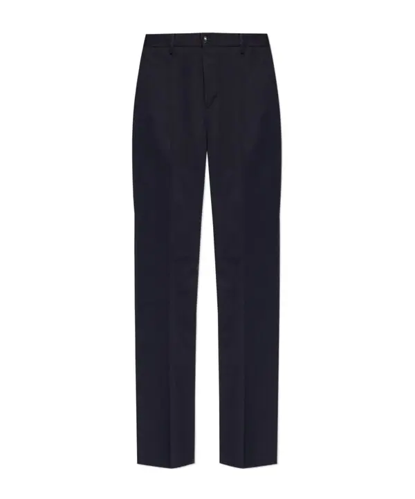 Etro Pegaso Embroidered Tailored Trousers - Black