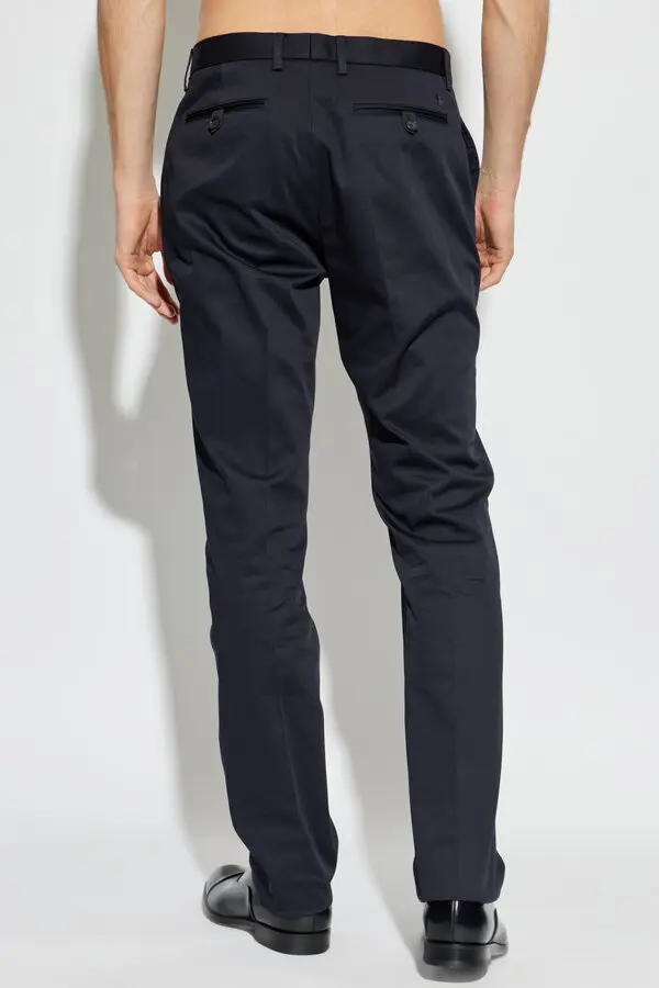 Etro Pegaso Embroidered Tailored Trousers - Black