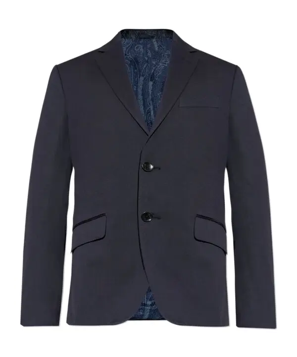 Etro Single-breasted Blazer - Black