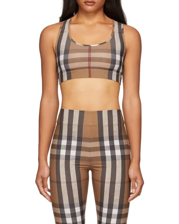 Burberry Vintage Check Sports Bra