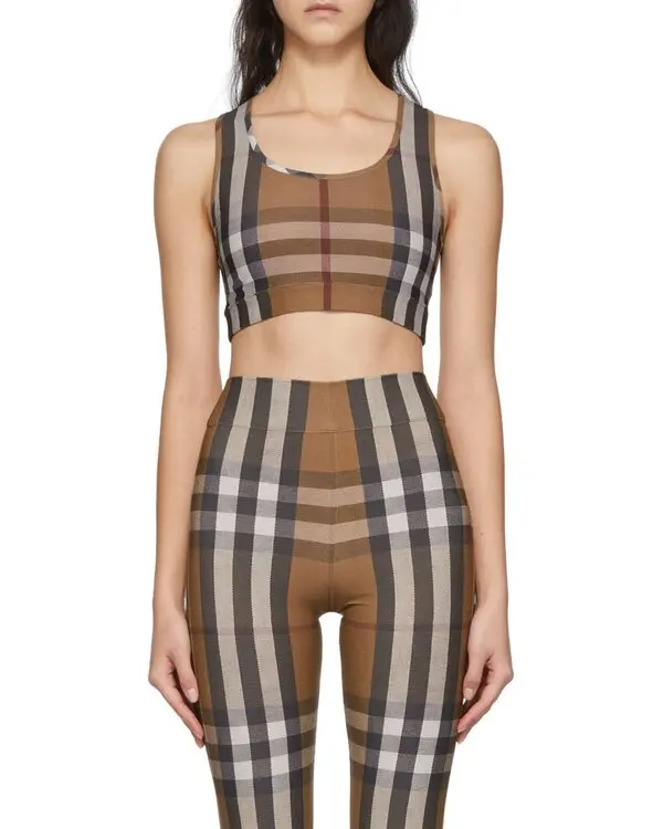 Burberry Vintage Check Sports Bra
