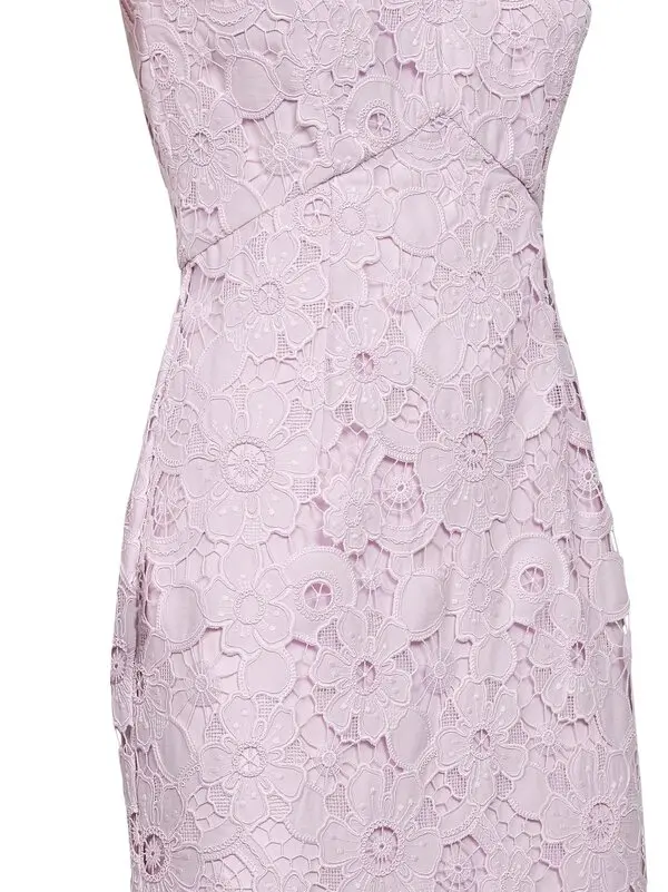 SELF-PORTRAIT Lace Collar Dress