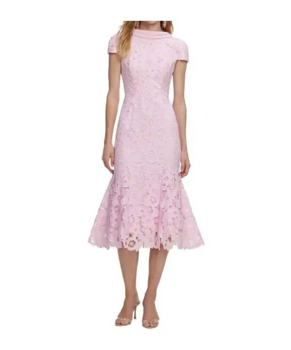 SELF-PORTRAIT Lace Collar Dress