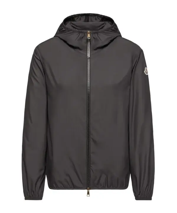 Moncler Logo Patch Zip-up Hooded Jacket
