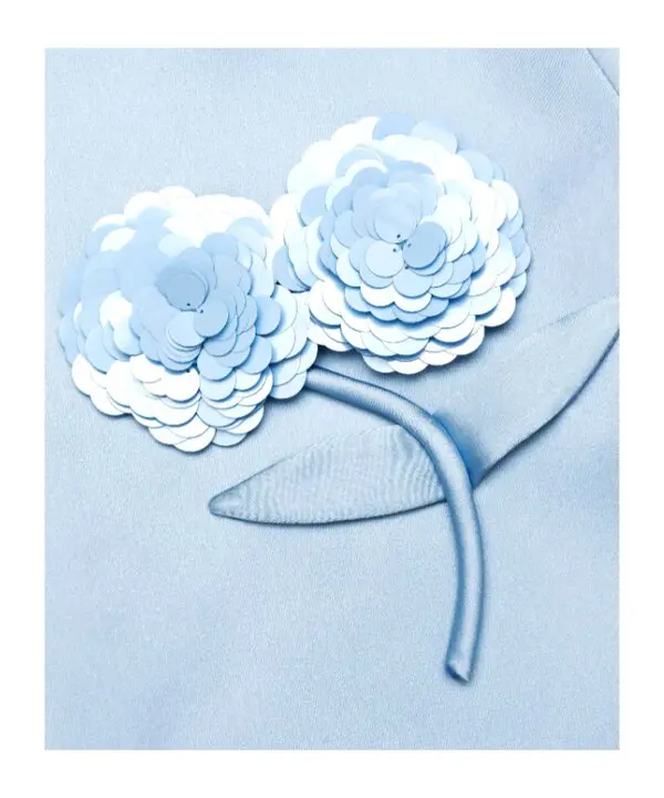 SELF-PORTRAIT Floral Appliqué Mini Skirt