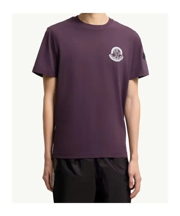 Moncler Logo Printed Crewneck T-shirt