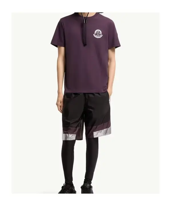 Moncler Logo Printed Crewneck T-shirt