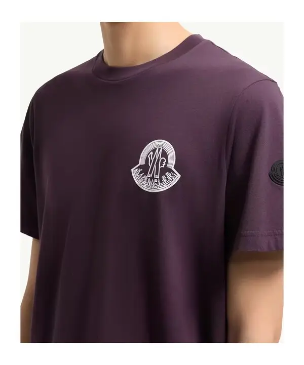 Moncler Logo Printed Crewneck T-shirt