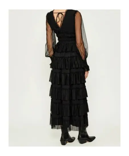 ALLSAINTS Xantara Tulle Maxi Dress