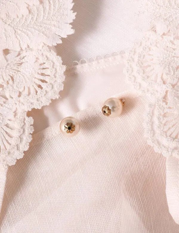 Zimmermann Rebellion Collared Blouse - Cream