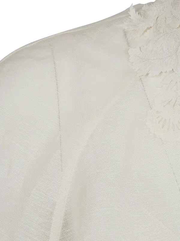 Zimmermann Rebellion Collared Blouse - Cream