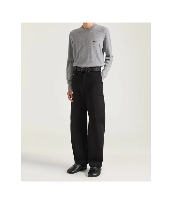Givenchy Cargo Straight-leg Trousers - Black