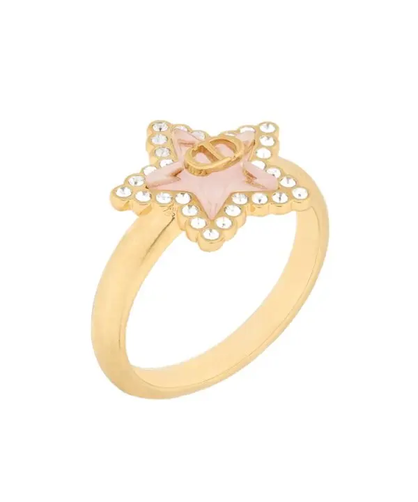 Dior Petit Cd Lucky Baroque Ring - Golden