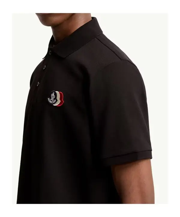 Moncler Logo Patch Short-sleeved Polo Shirt