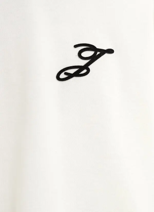 Jacquemus Contrast Stitched Round Neck T-shirt