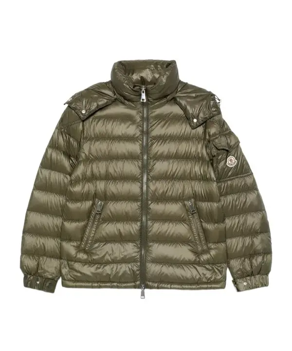 Moncler Long-sleeved Down Jacket With Detachable Hood