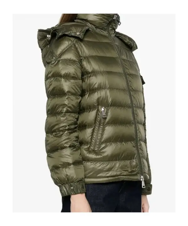 Moncler Long-sleeved Down Jacket With Detachable Hood