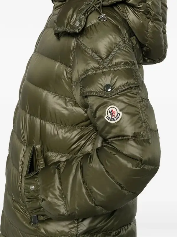 Moncler Long-sleeved Down Jacket With Detachable Hood