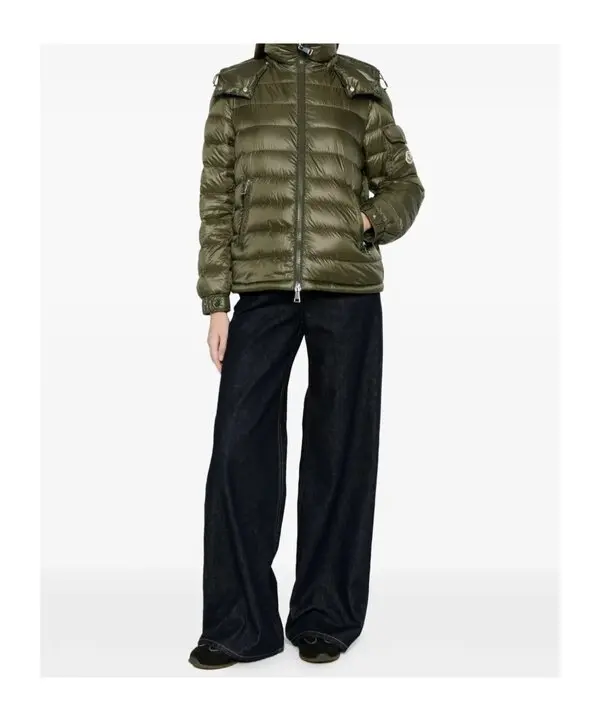Moncler Long-sleeved Down Jacket With Detachable Hood