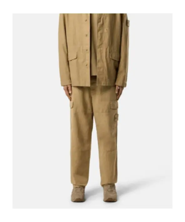 Stone Island Straight-leg Cargo Trousers - Dark Beige