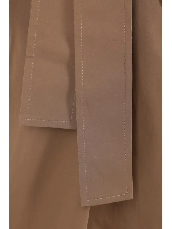 TOTEME Double-breasted Trench Coat - Hazelnut Color