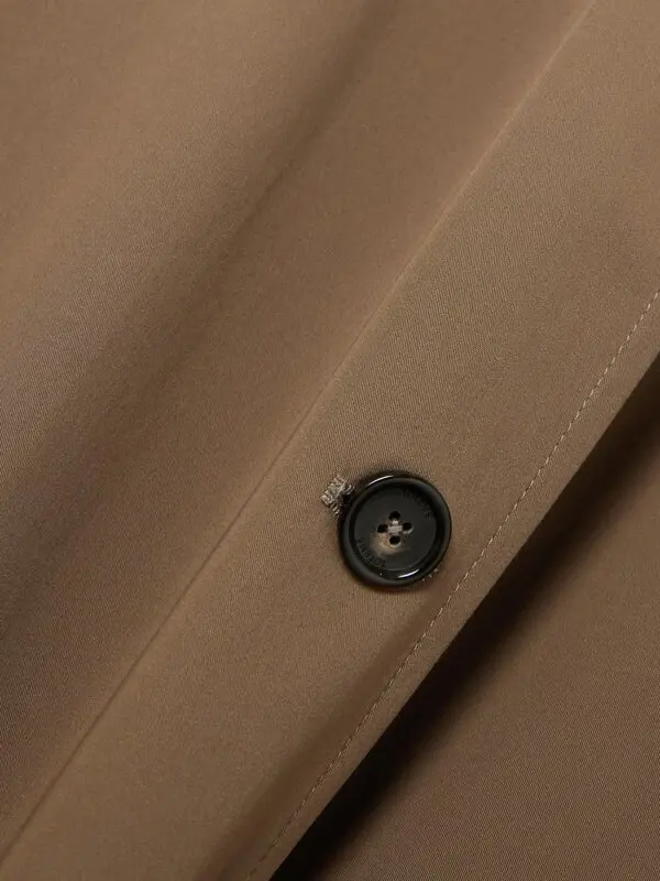 TOTEME Double-breasted Trench Coat - Hazelnut Color