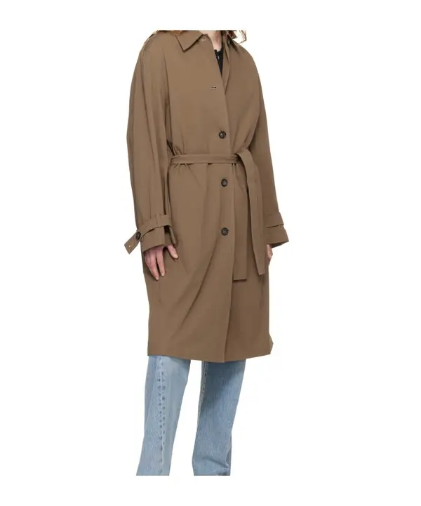 TOTEME Double-breasted Trench Coat - Hazelnut Color