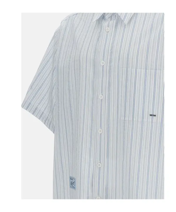 WOOYOUNGMI Striped Short-sleeved Shirt