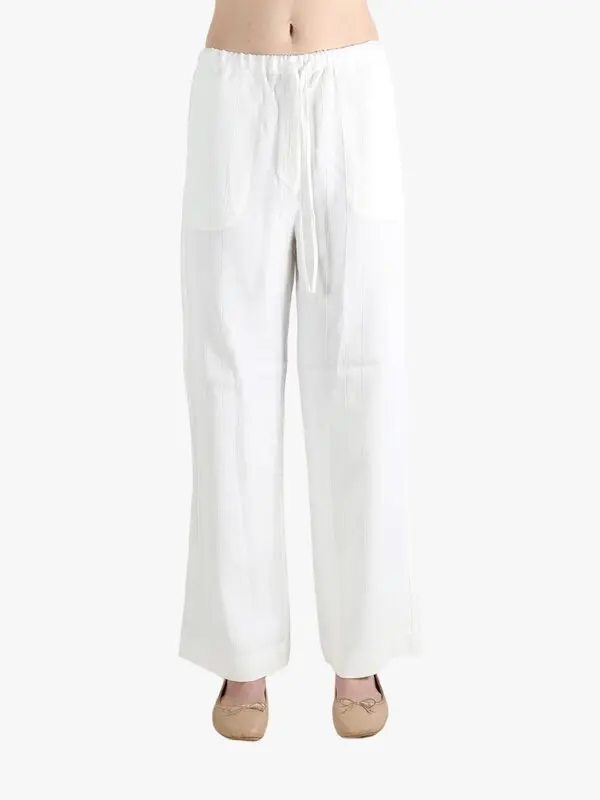 TOTEME Wide-leg Drawstring Trousers - No