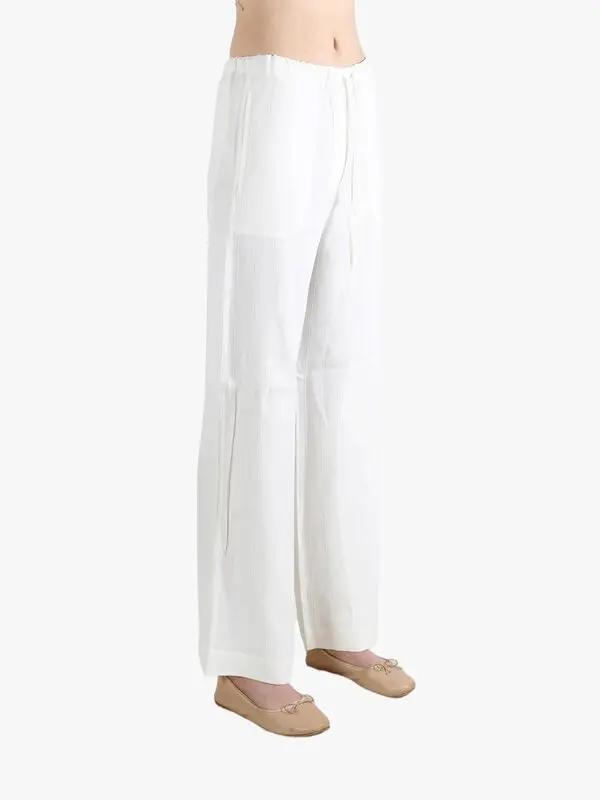 TOTEME Wide-leg Drawstring Trousers - No