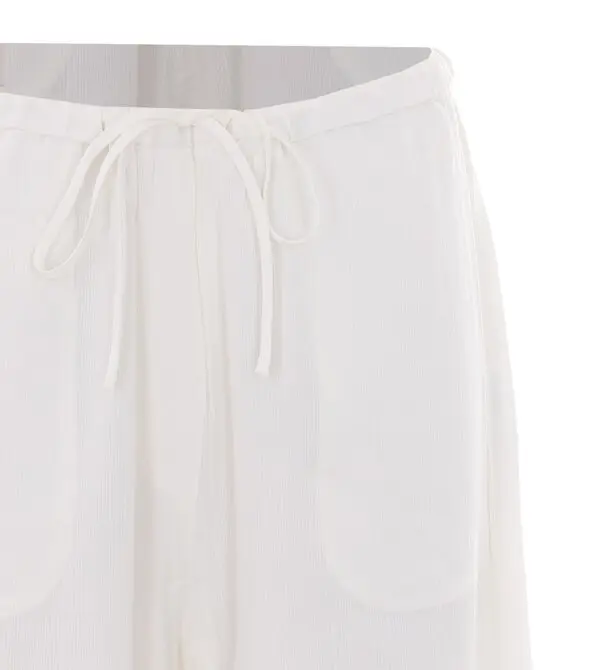 TOTEME Wide-leg Drawstring Trousers - No