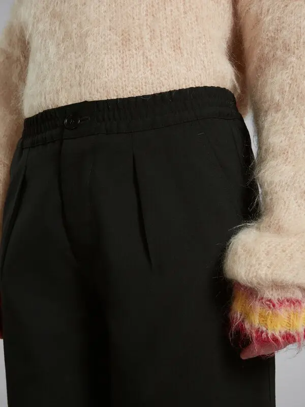 Marni High-waisted Cropped Trousers