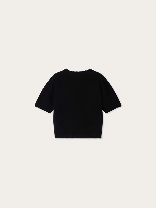 Bonpoint Justine Crystal-embellished Wool & Cashmere Blend Jumper
