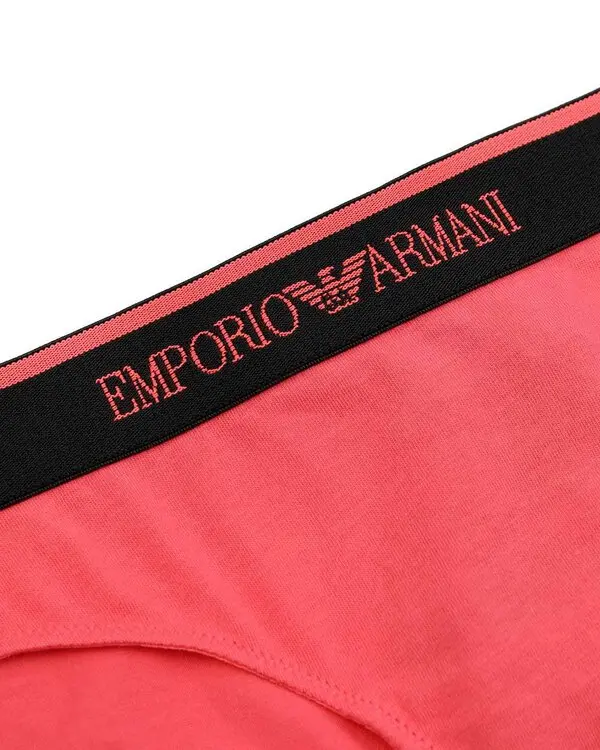 Emporio Armani Logo Trunks - Red