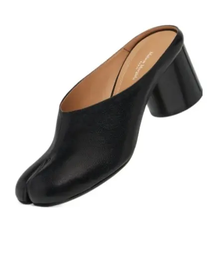 MAISON MARGIELA Tabi Split-toe Heeled Mules - Black