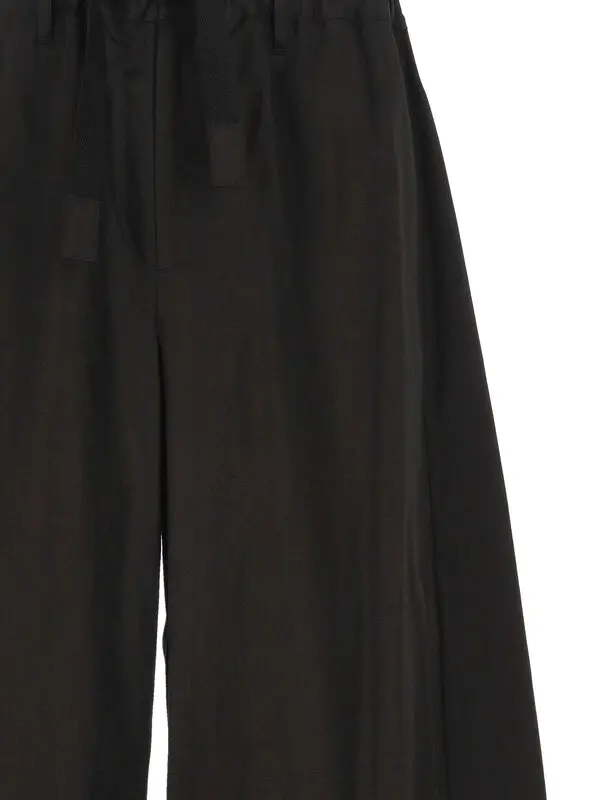 Sacai Poplin Wide-leg Pants