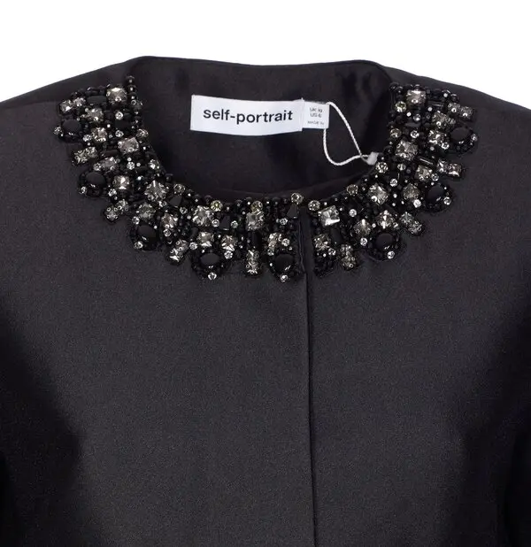 SELF-PORTRAIT Embellished Trim Jacket