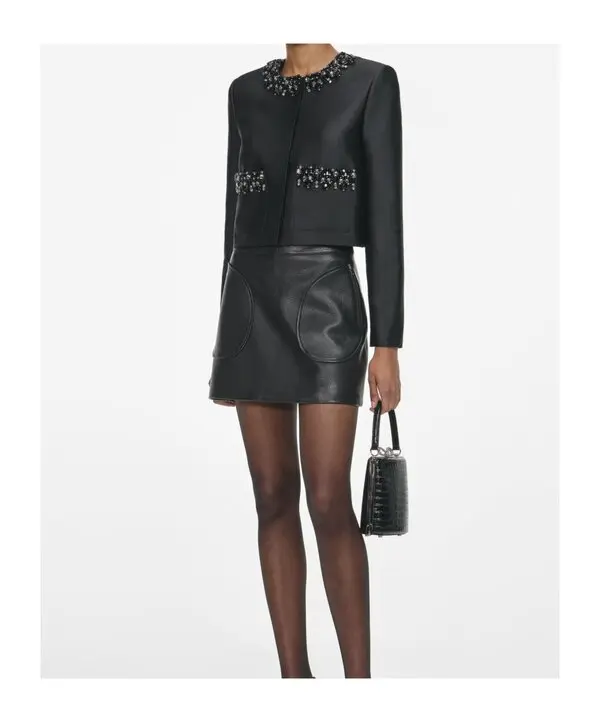 SELF-PORTRAIT Embellished Trim Jacket