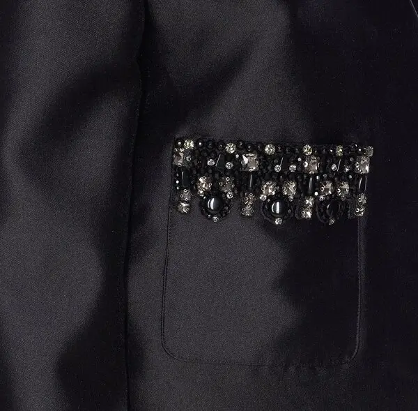 SELF-PORTRAIT Embellished Trim Jacket