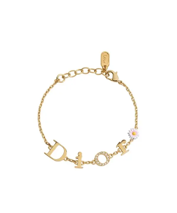 Dior Logo Daisy Bracelet - Yellow