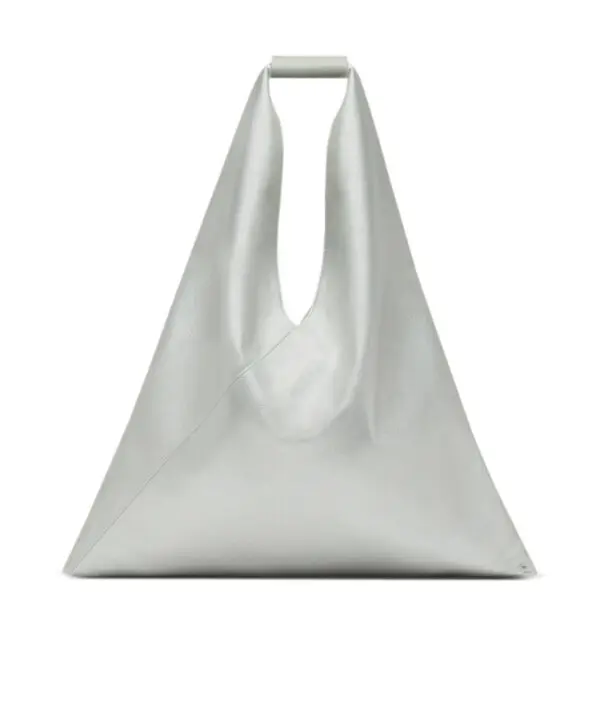 MAISON MARGIELA Japanese Logo Detailed Tote Bag - Silver