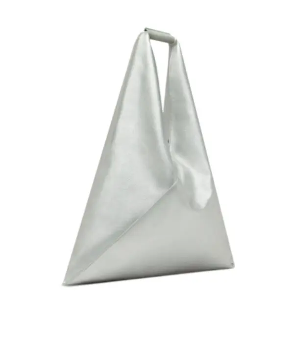 MAISON MARGIELA Japanese Logo Detailed Tote Bag - Silver
