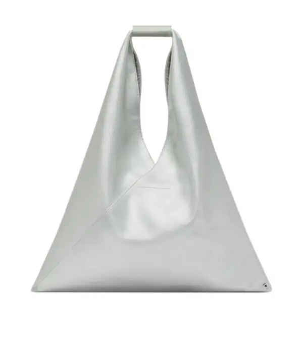 MAISON MARGIELA Japanese Logo Detailed Tote Bag - Silver