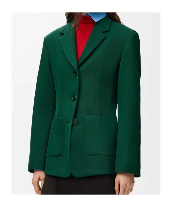 Loewe Single Breasted Jacket - Green