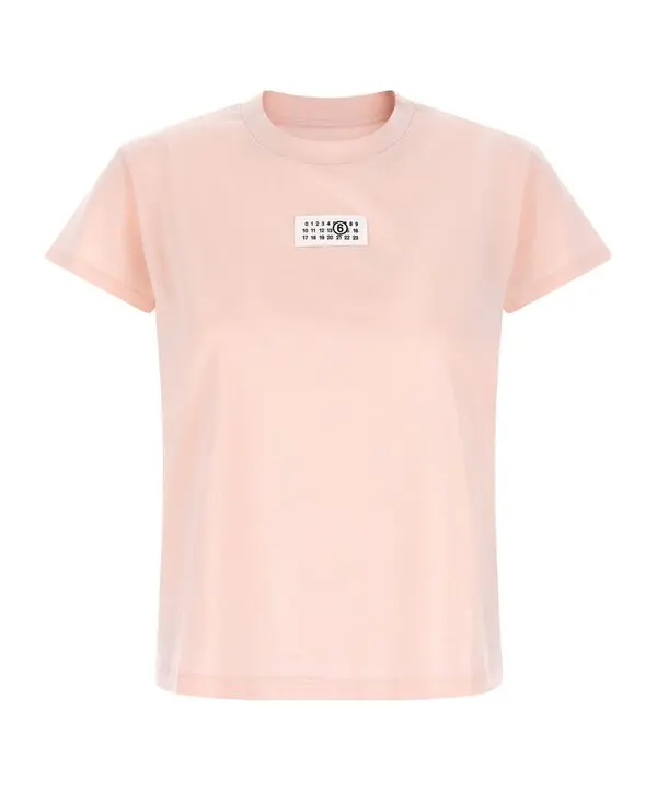 MAISON MARGIELA Numeric Signature Crewneck T-shirt - Pink