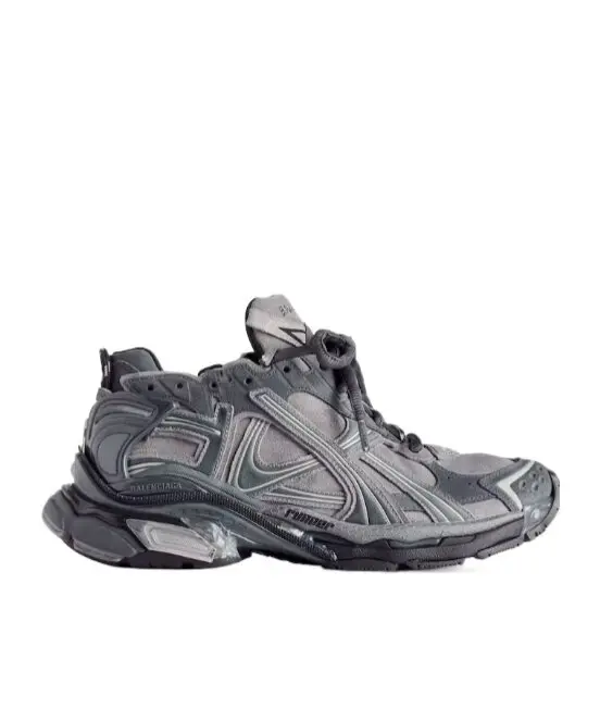 Balenciaga Runner Lace-up Sneakers - Grey
