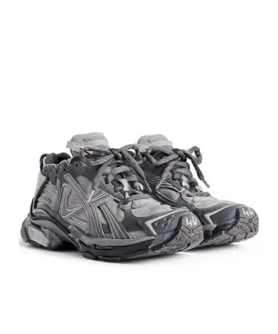Balenciaga Runner Lace-up Sneakers - Grey