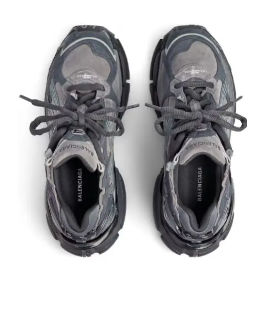 Balenciaga Runner Lace-up Sneakers - Grey