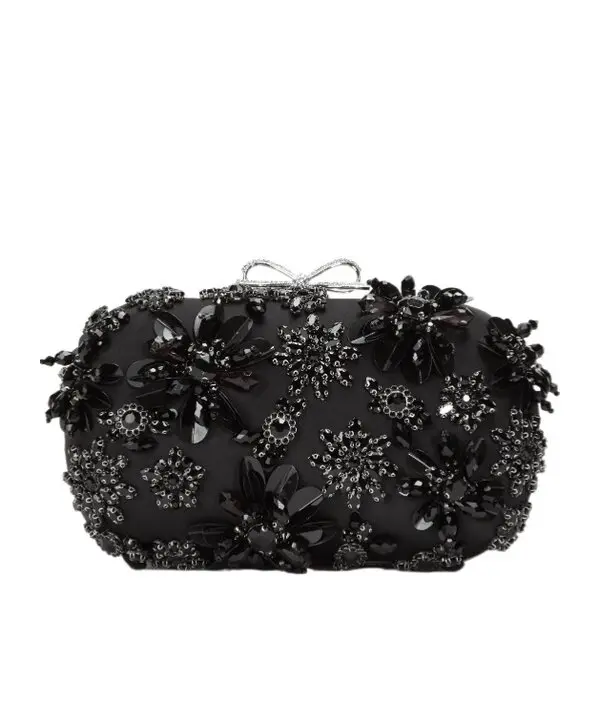 SELF-PORTRAIT Embellished Clutch Bag